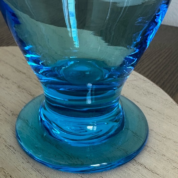 Cristar | Dining | Vintage Cristar Water Wine Aqua Blue Lexington ...